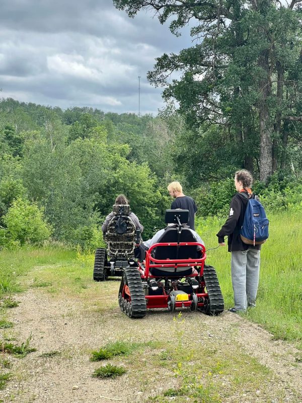 Adaptive Track Chairs with Annie's House - International Peace Garden